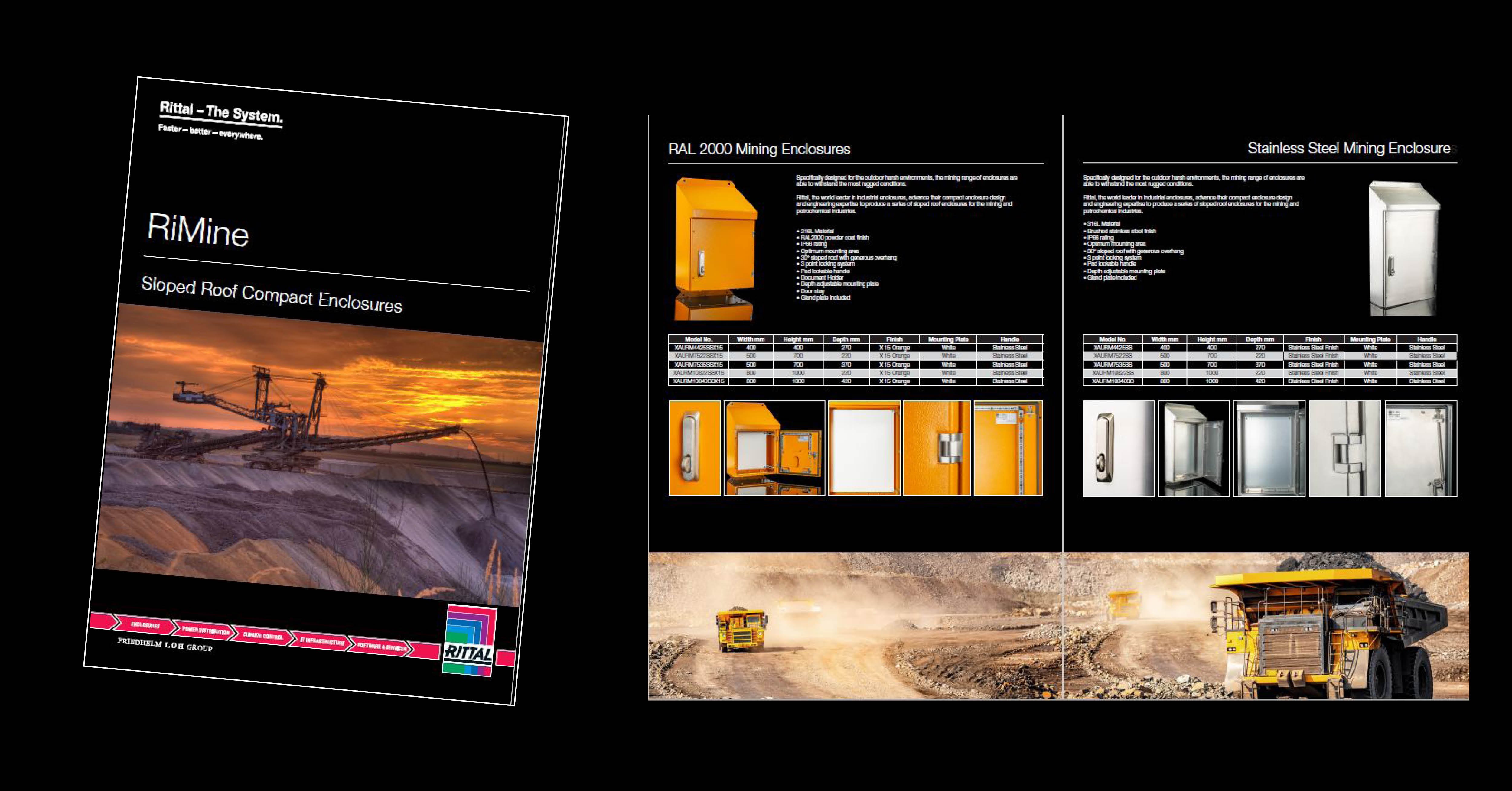 Press Release | Rittal Sloped Roof Compact Enclosures for the Mining ...
